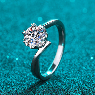 Morningstar Moissanite Engagement Ring Dazzling Delights